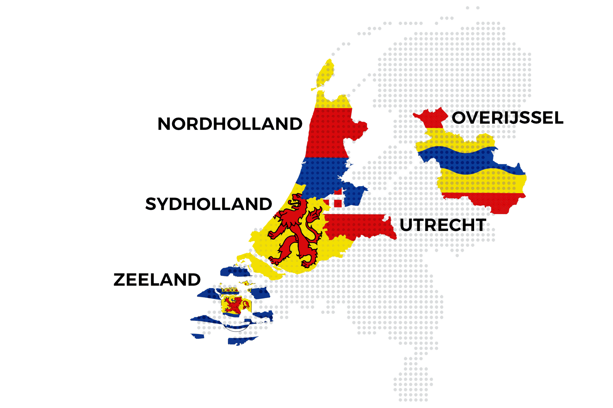 Kart over Nederland | Amsterdam-guiden